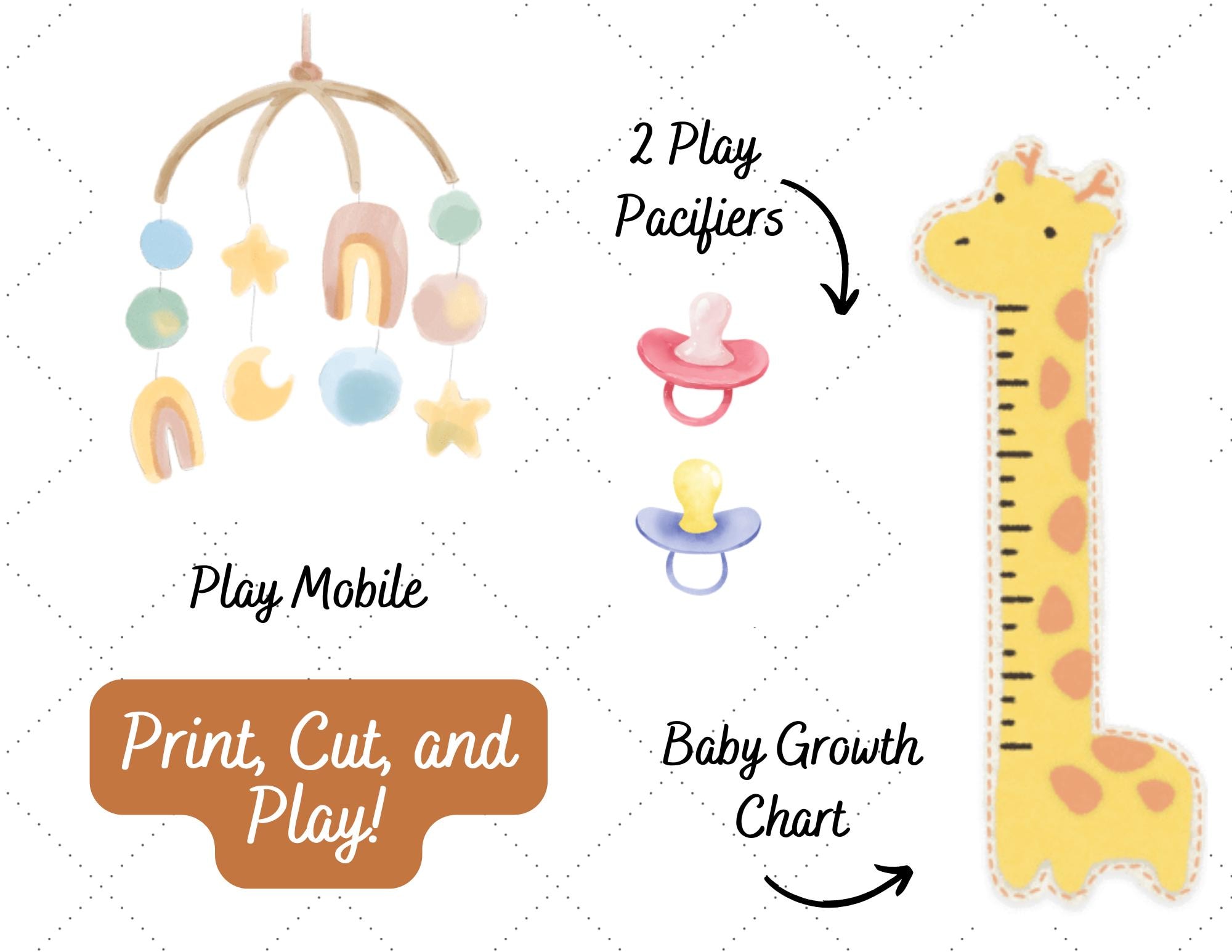 Pretend Play Nursery Printable - Etsy