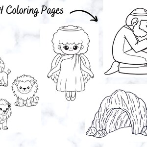 Daniel in the Lions Den Activity Printable - Etsy