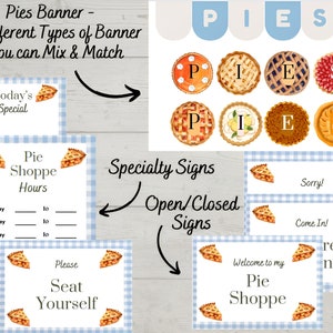 Pretend Play Pie Shoppe Printable - Etsy
