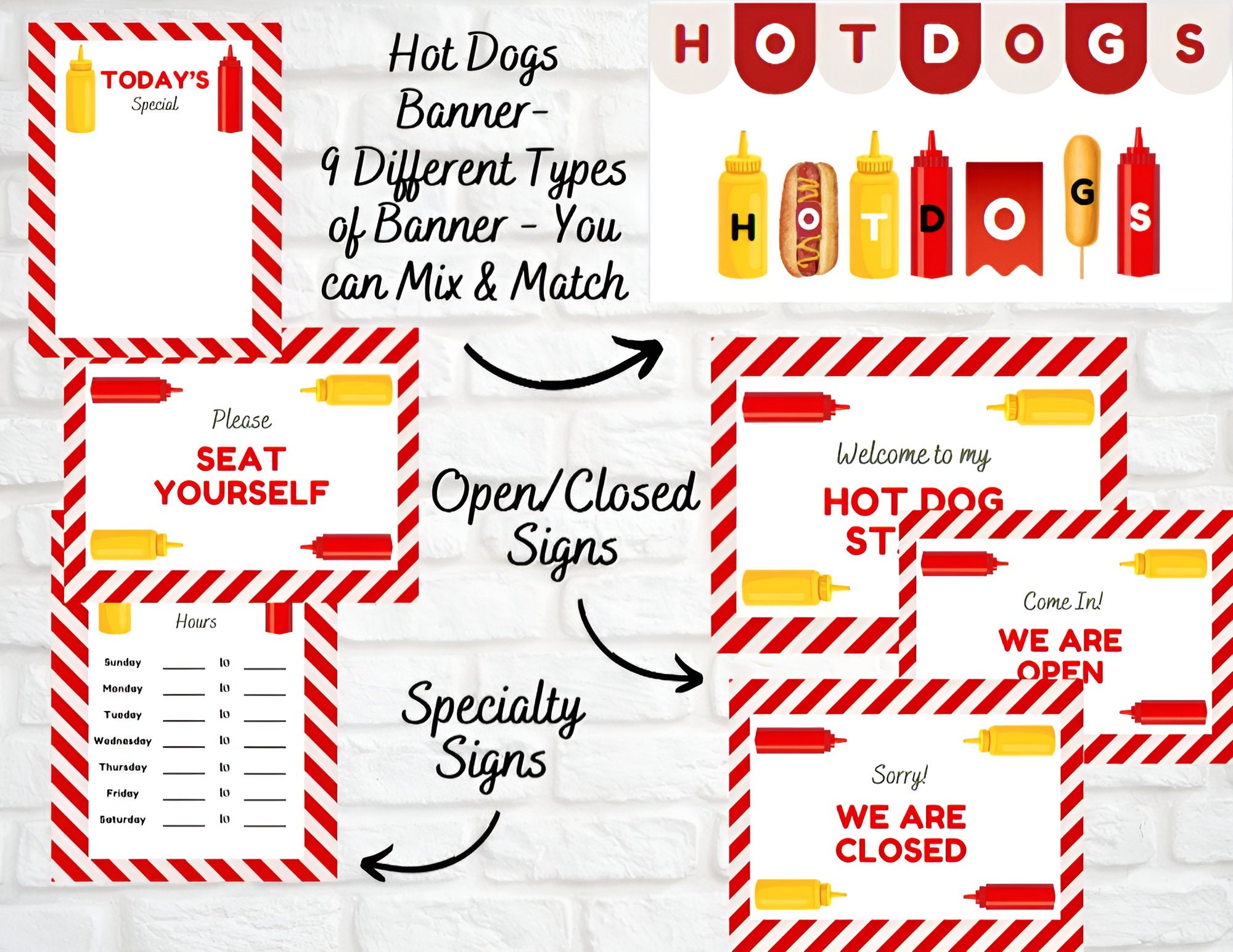 Pretend Play Hot Dog Stand Printable - Etsy