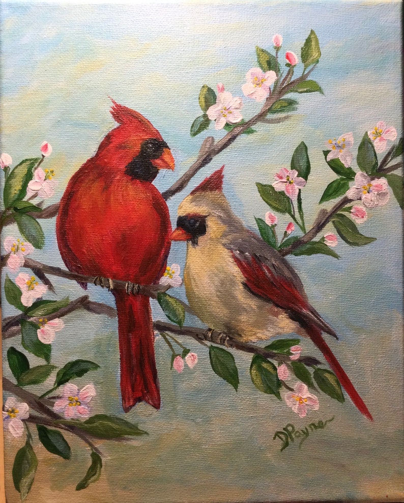 Cardinal Spring - Etsy