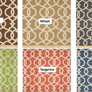 Pair 25 OR 50" Wide Trelis Rod Cafe Curtains Panels Drapes Magnolia ...