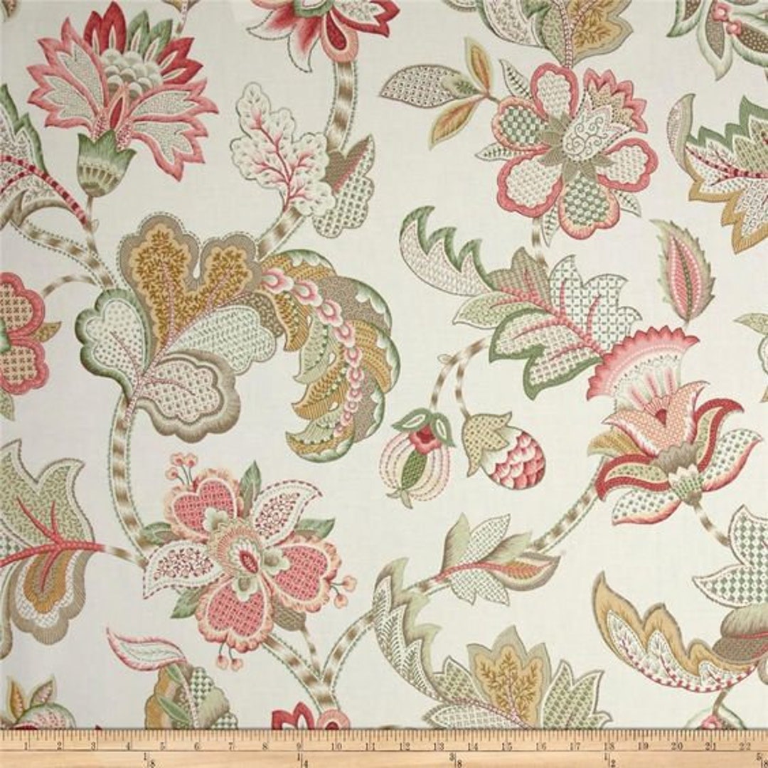 Pair 25" OR 50" Wide P Kaufman Hamlet Petal Panels Drapes Cafe Curtains ...