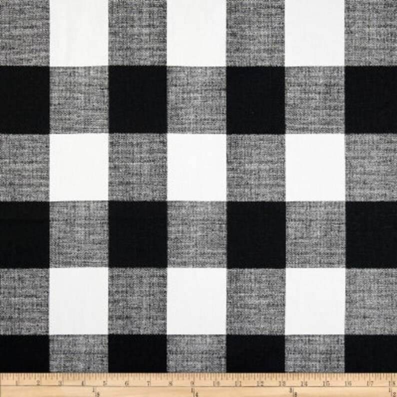 Pair 25 OR 50" Wide Anderson Buffalo Check Panels Drapes Cafe Curtains ...