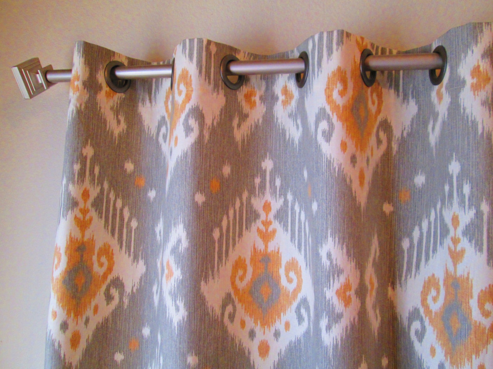 Grommets for 25 Width Curtains: 8 Curtain Grommets for the 2 Panels ...