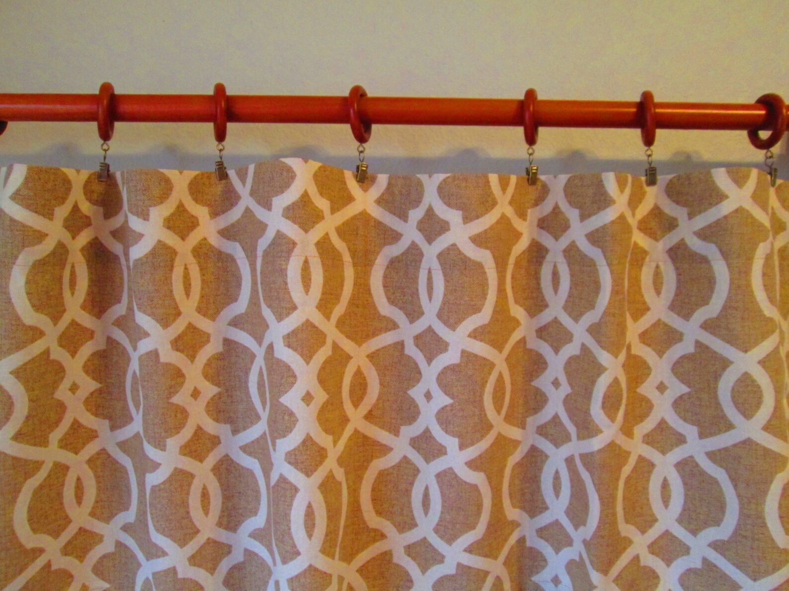 Pair 25 OR 50 Wide Trelis Rod Cafe Curtains Panels - Etsy