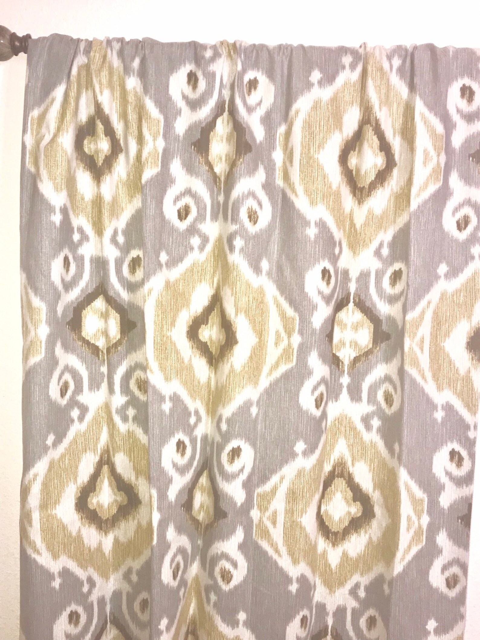 Pair 25 OR 50 wide rod panels drapes cafe curtains OR 1 | Etsy