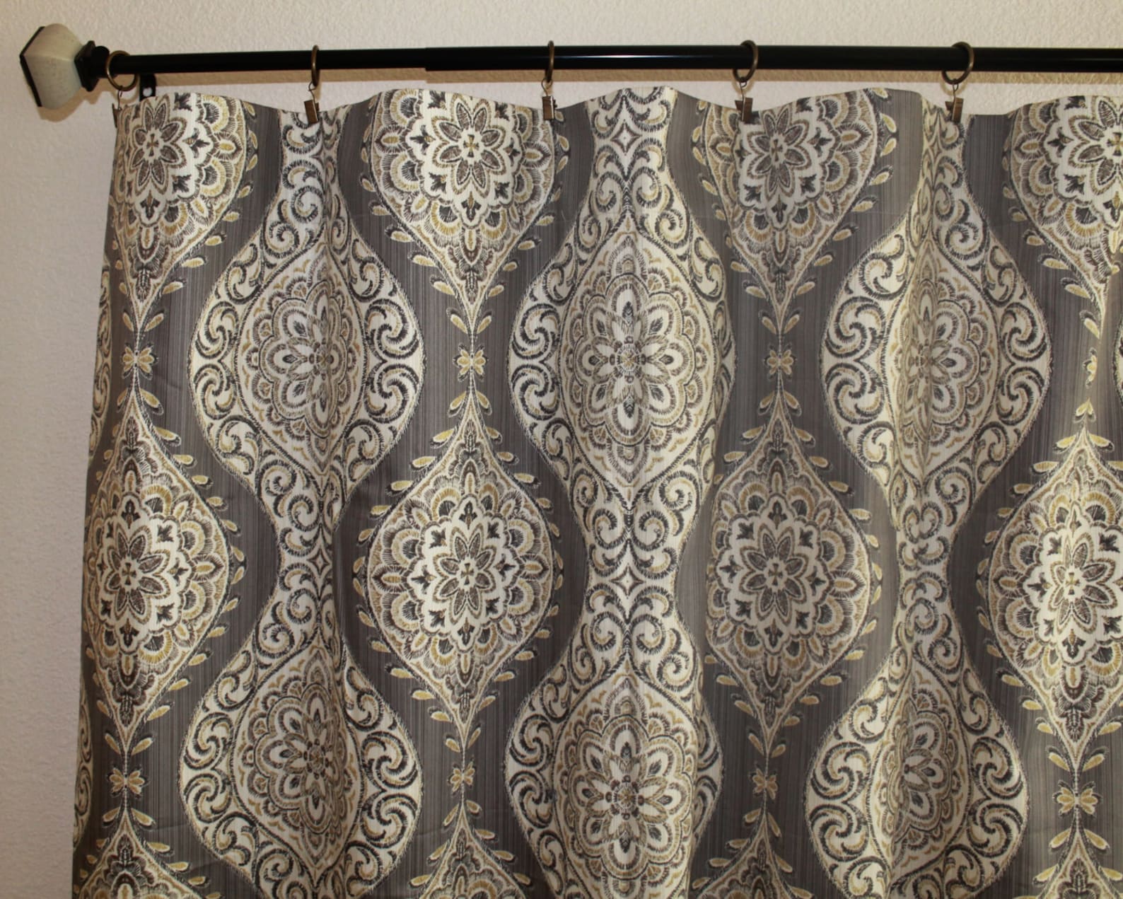 Pair 25 OR 50 Wide Waverly Moonlit Medallion Mineral Rod | Etsy