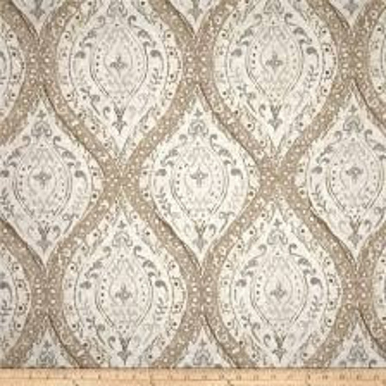 Magnolia Home Fashions Ariana Linen Fabric by the Yard brown - Etsy