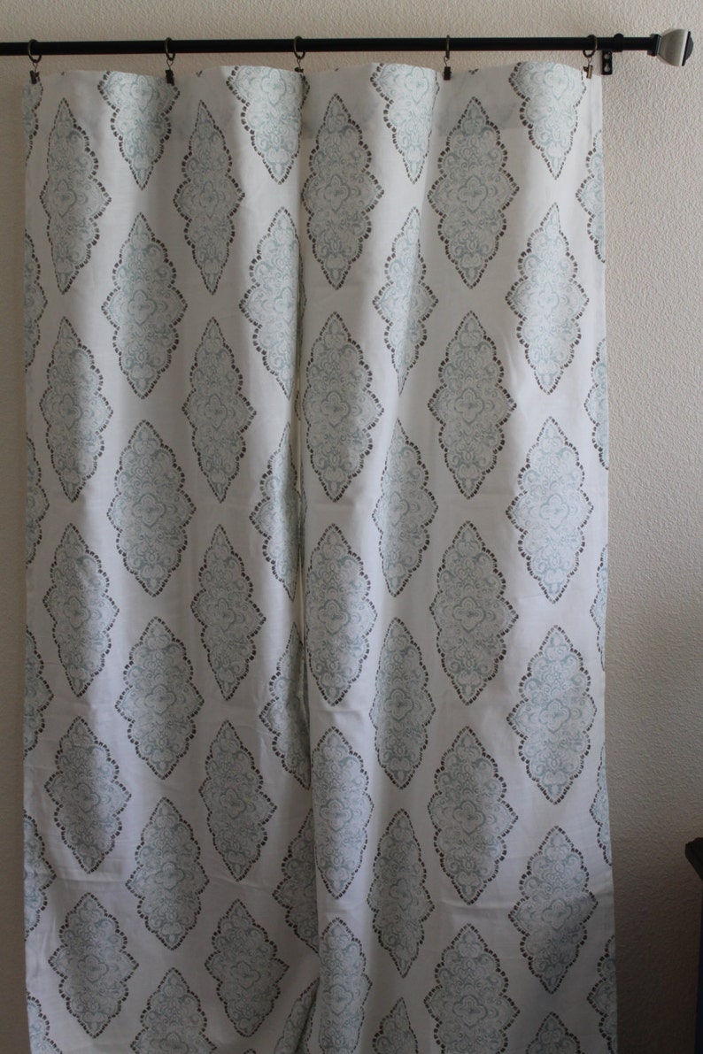 Pair 25 or 50 Wide Premier Monroe Rod Panels Drapes Cafe - Etsy