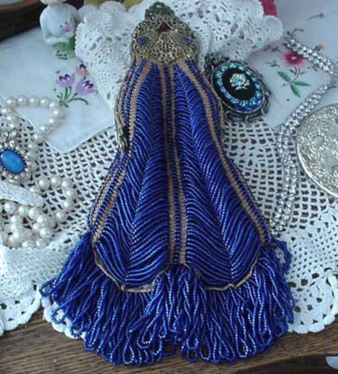 Blue Danube Beaded Bag Purse Pattern - Etsy