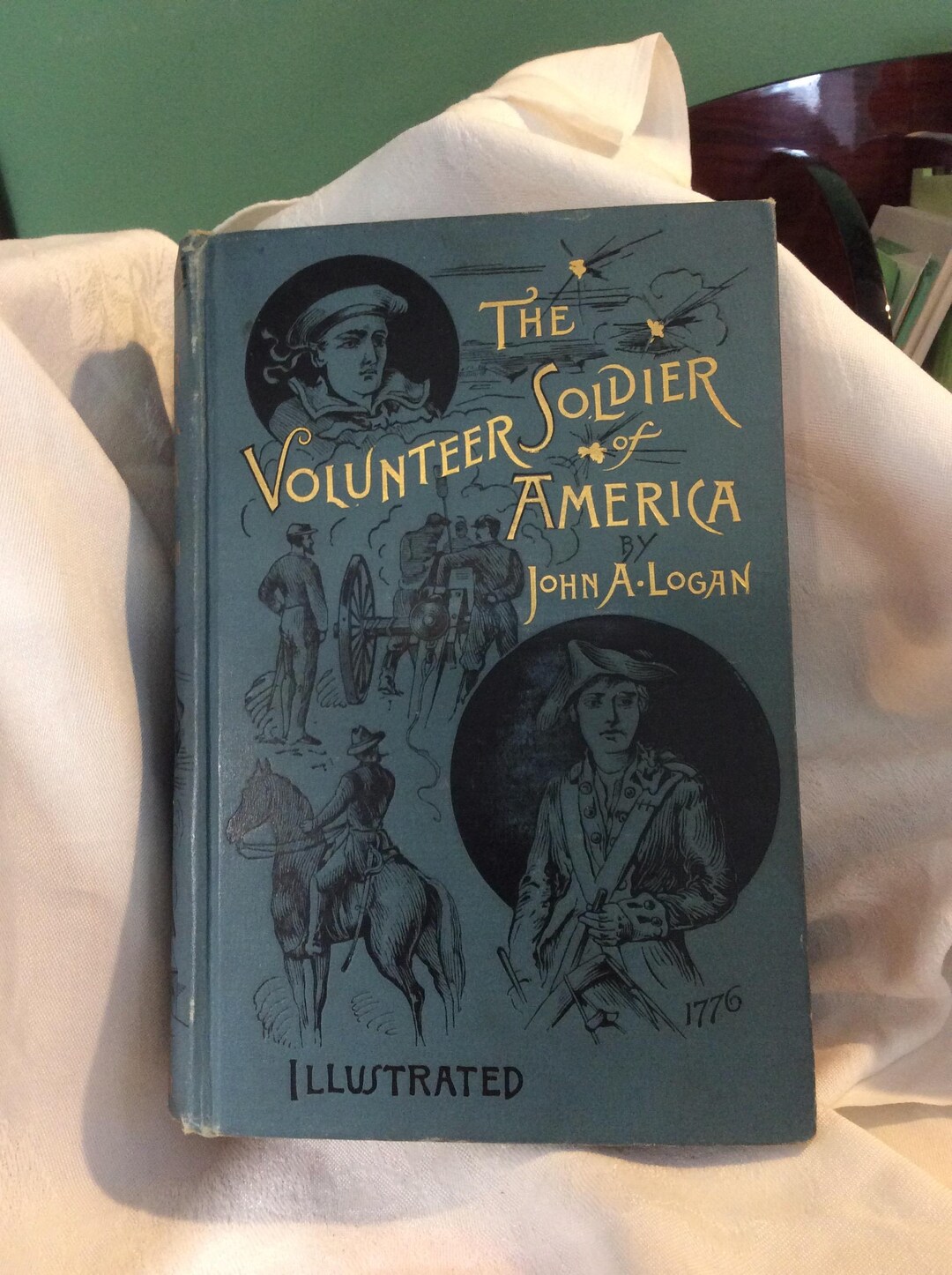 Antique Illustrated Book: the Volunteer Soldier of America, 1887 - Etsy