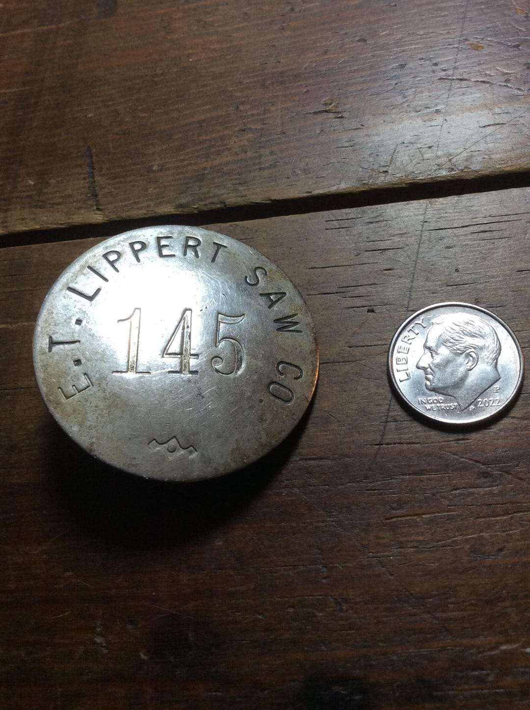 Lippert Saw Co ID Badge Advertising Ephemera 1920s Art and Collectibles ...