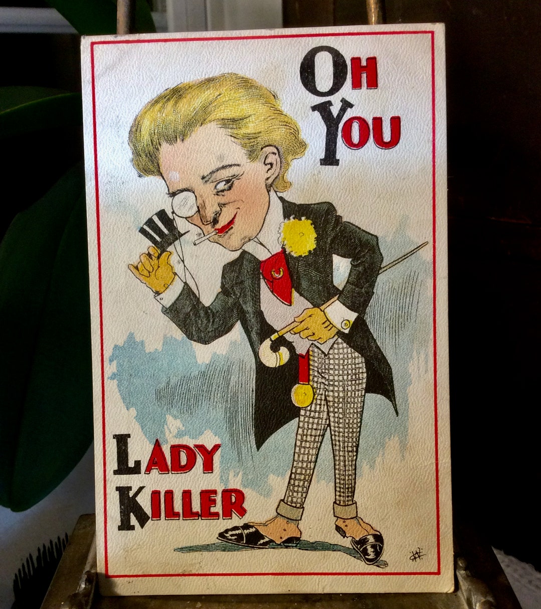 You're so Vain Valentine Card Confident Man Valentine - Etsy