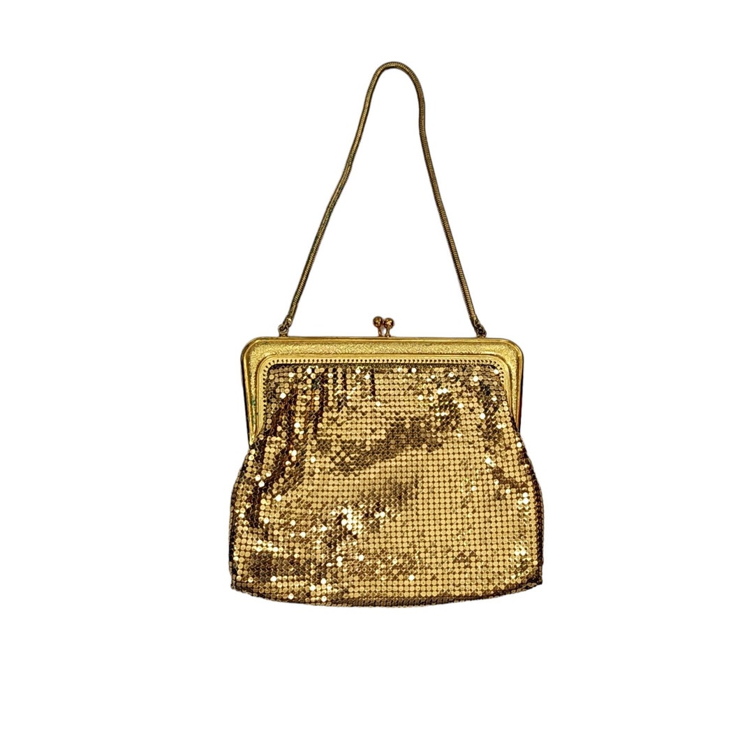 Vintage Gold Metal Bag Purse - Etsy