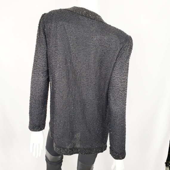 Stenay Long Beaded Jacket Blazer M - Gem