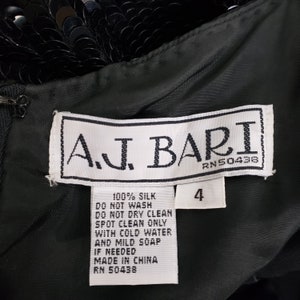 Vintage 80s AJ Bari Sequins Dress XS/4 - Etsy