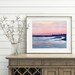 Sunset From Vilano Bridge Watercolor Print, Coastal Abstract Art ...