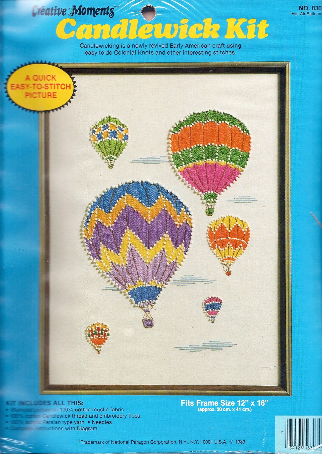 Paragon Creative Moments Hot Air Balloon Rally Candlewick Craft Kit ...