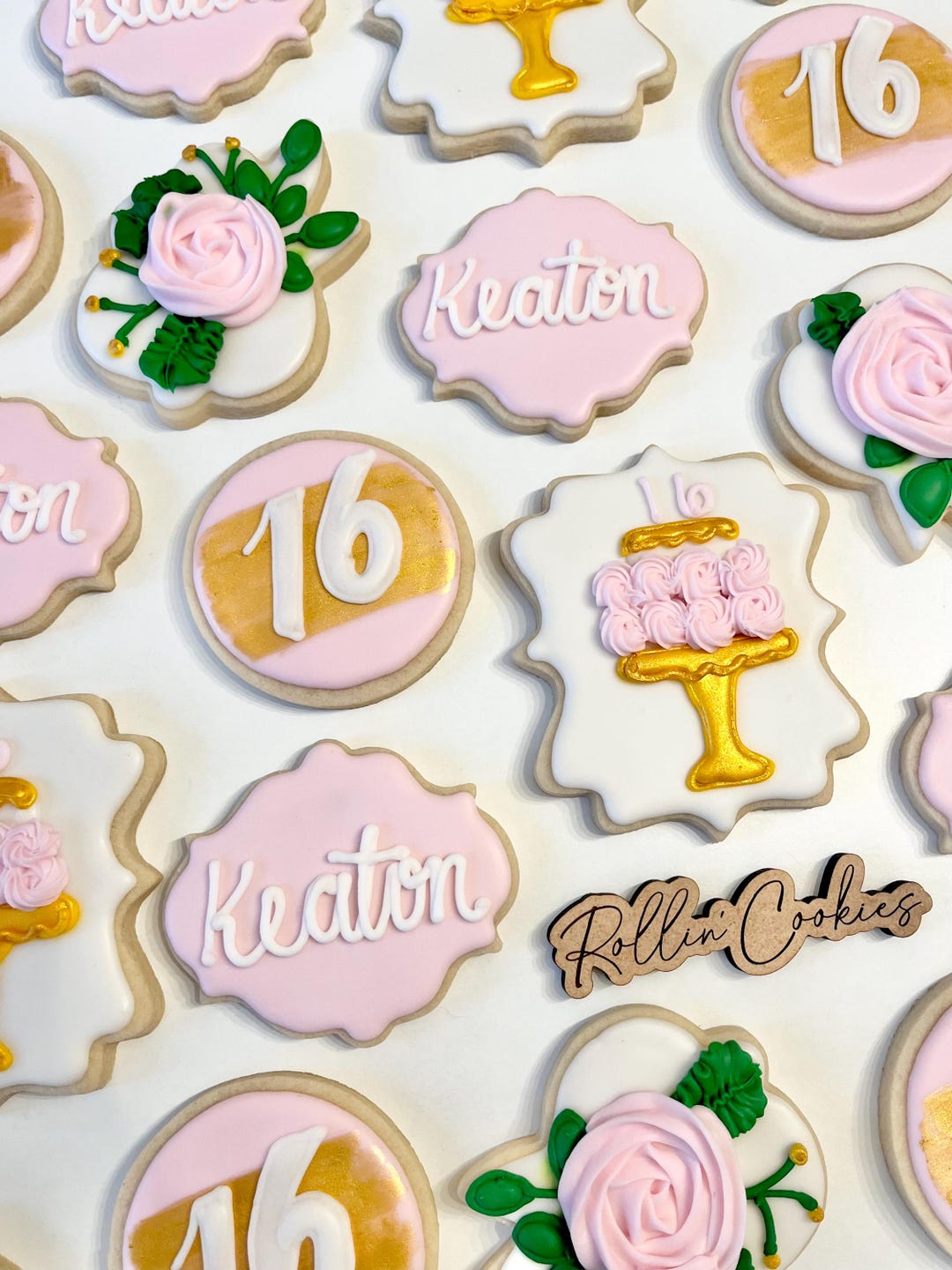 Sweet 16 Sugar Cookies One Dozen - Etsy