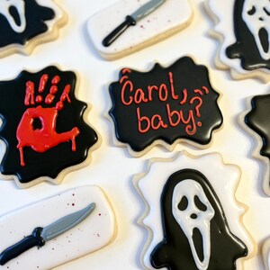 Scream Horror Sugar Cookies - Etsy