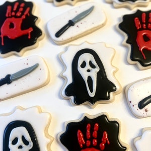 Scream Horror Sugar Cookies - Etsy