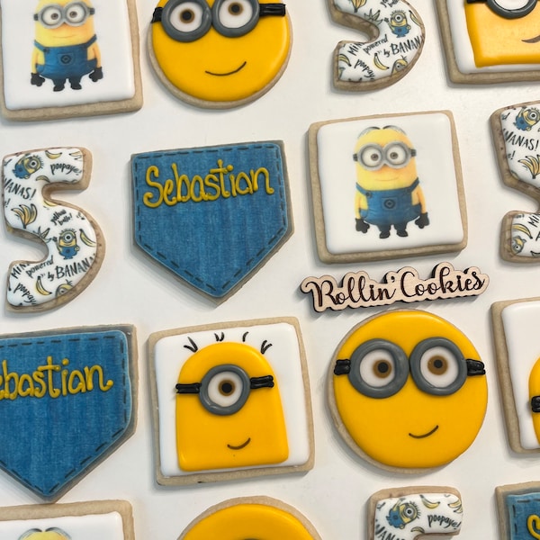Minion Cookies - Etsy