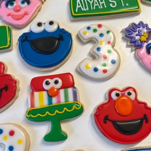 Sesame Street Cookies One Dozen - Etsy