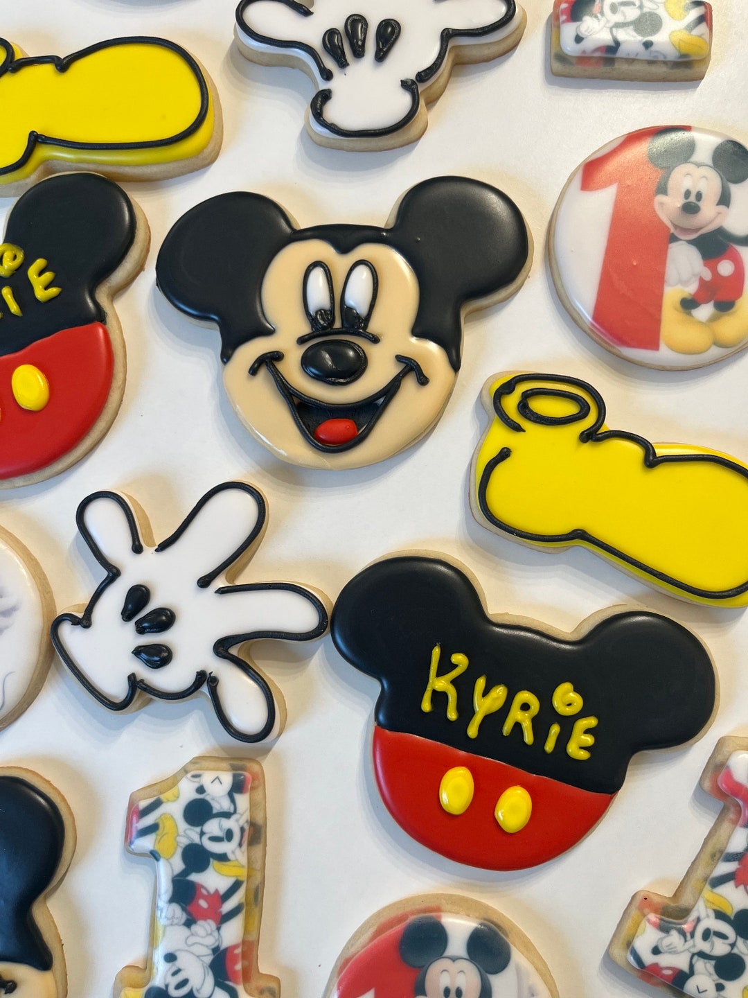 Mickey Mouse Sugar Cookies One Dozen - Etsy