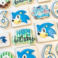 Sonic the Hedgehog Inspired Sugar Cookies - Etsy