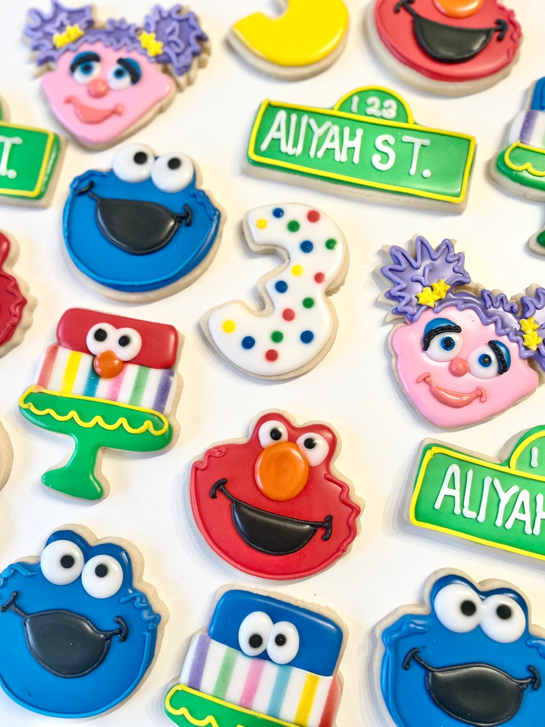 Sesame Street Cookies One Dozen - Etsy