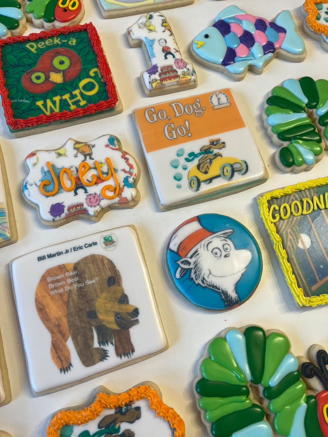 Custom Story Book Sugar Cookies One Dozen - Etsy
