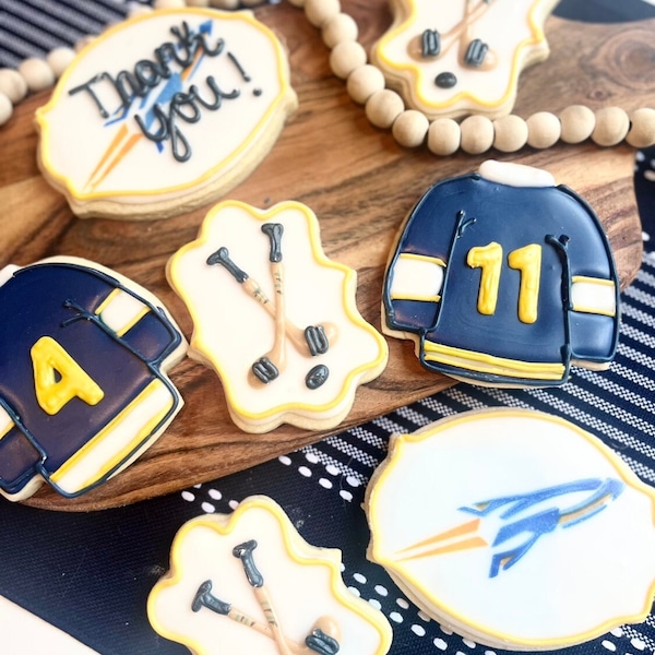 Hockey Cookie - Etsy
