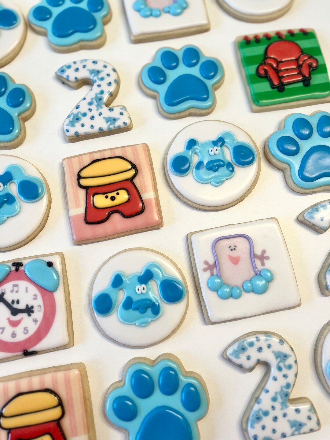Blues Clues Cookies One Dozen - Etsy