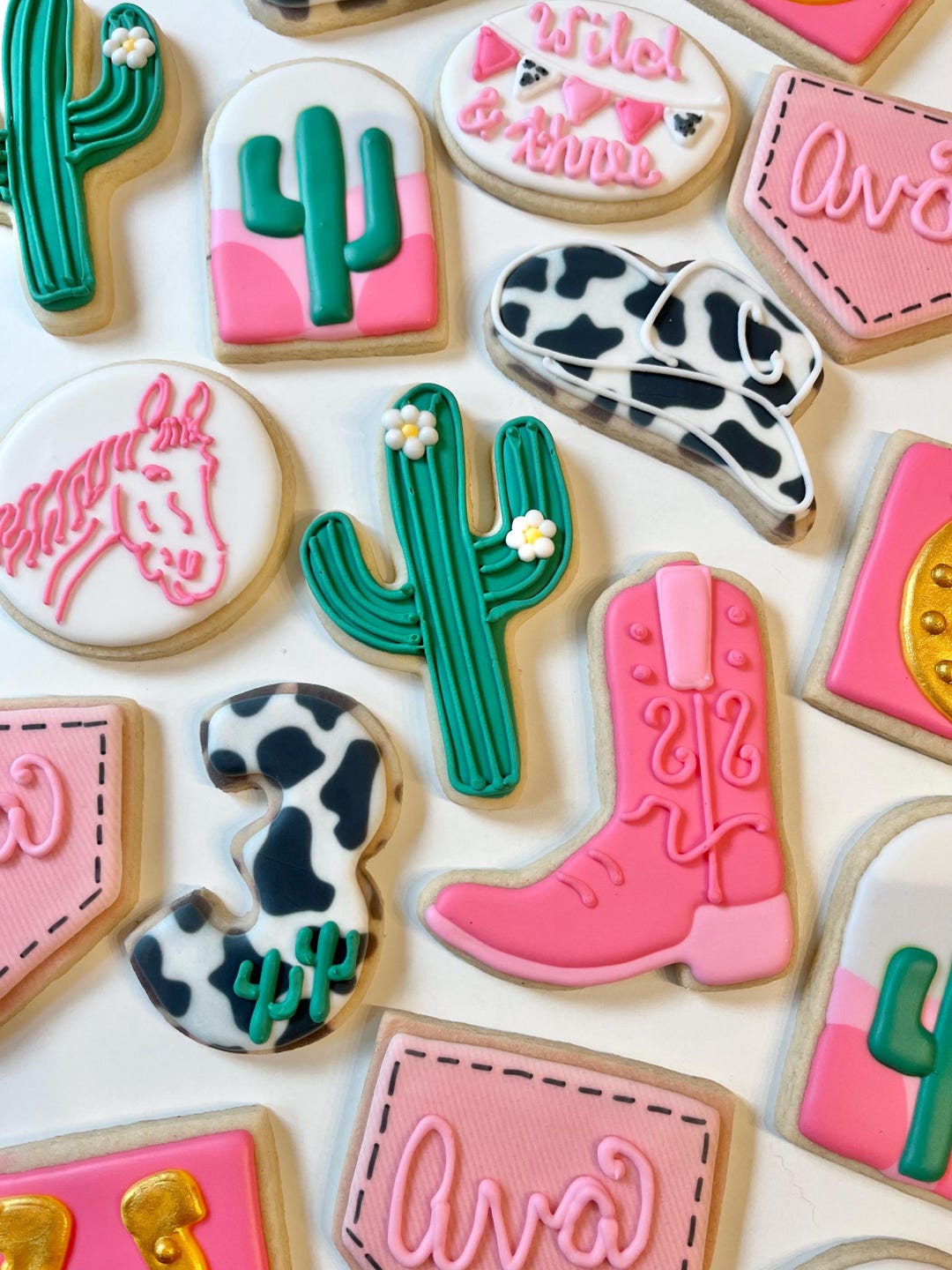Cowboy Baby Shower Sugar Cookies One Dozen - Etsy