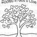 Rooted in God’s Love Coloring Page - Etsy