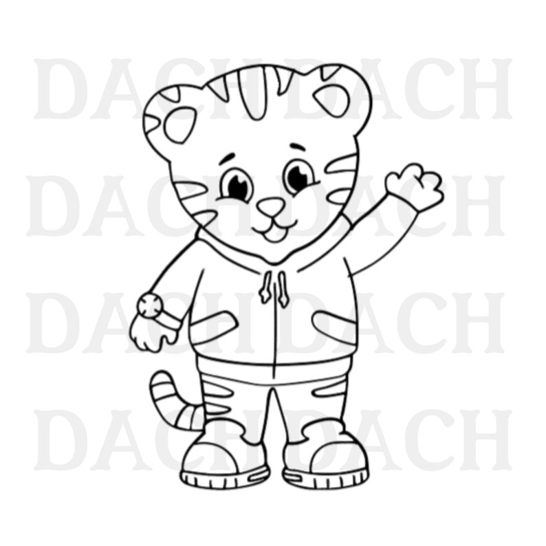 Daniel Tiger Layered SVG/PNG/JPG File - Etsy