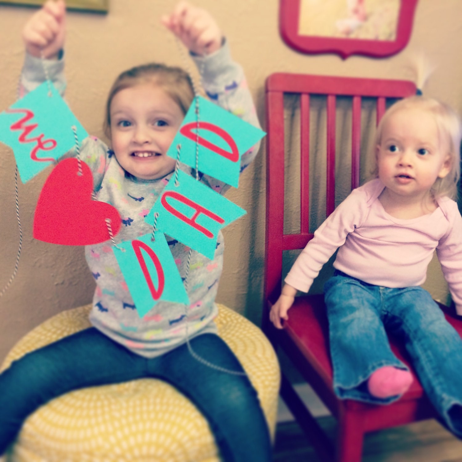 We Love Dad Banner We Love Dad Reasons We Love You Fathers | Etsy