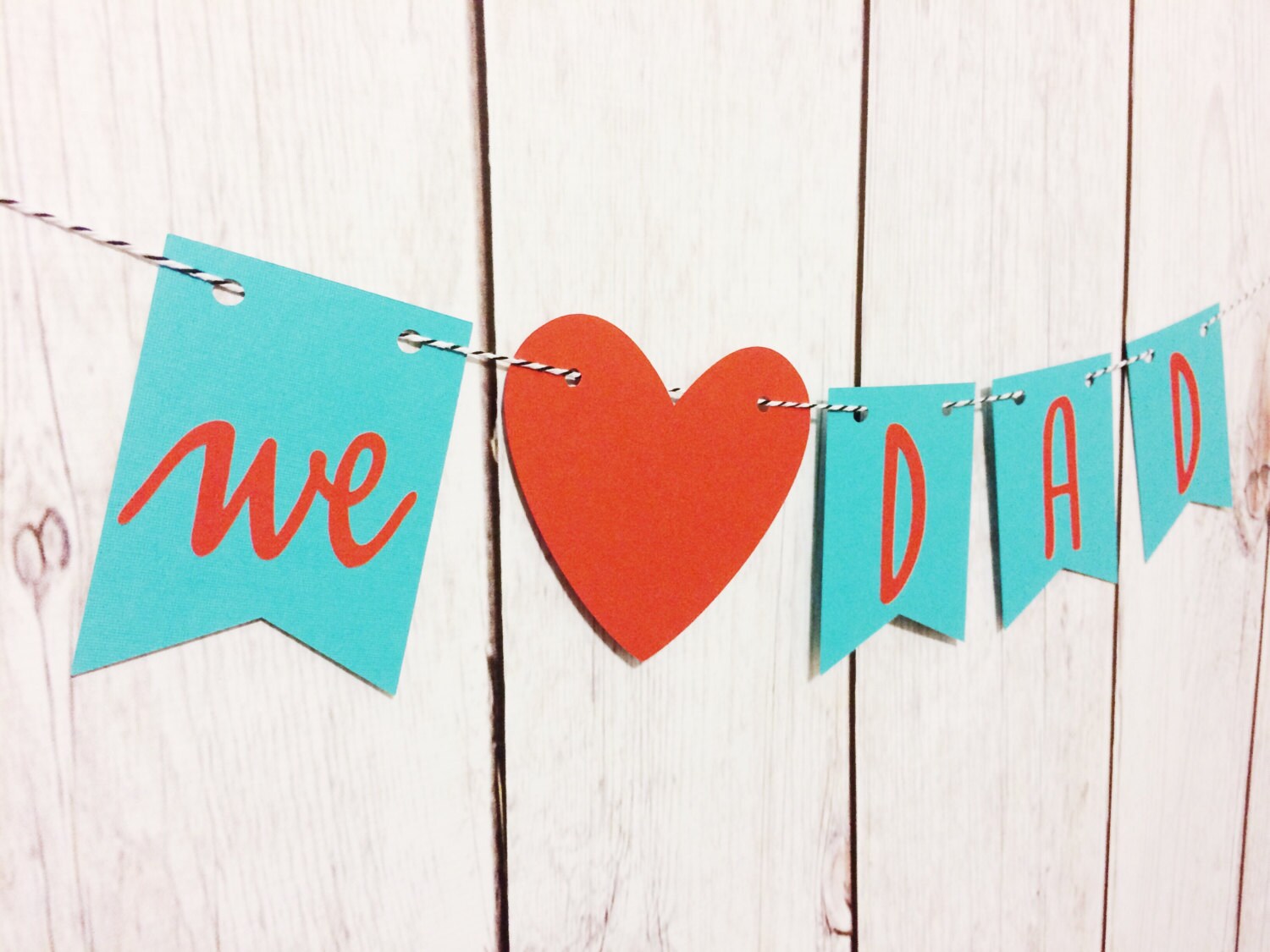 We Love Dad Banner We Love Dad Reasons We Love You Fathers | Etsy