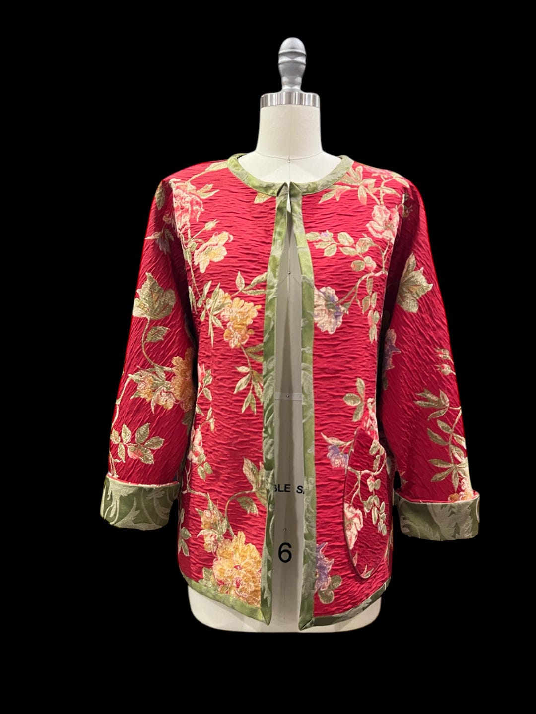 Artisan Short Brocade Garden Jacket - Etsy