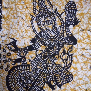 Vintage Thai Siam Cotton Batik Shirt, 1960s, Unisex, Tribal, Siamese ...