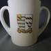 Vintage Double Handled W.H. Goss Mug, Tankard - Sussex Heraldic Shield ...