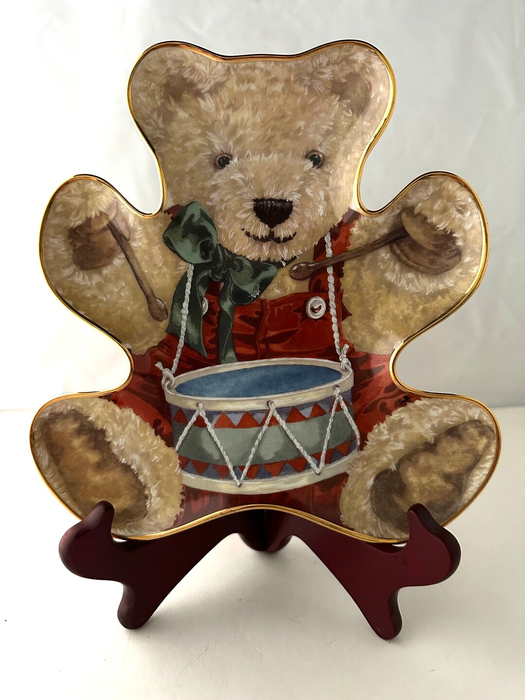 Vintage Limited Edition Teddy Bear Plate - Etsy