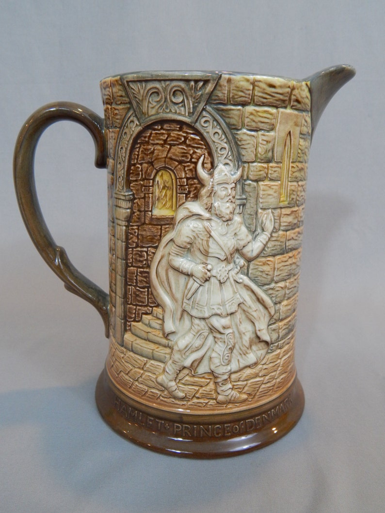 Stunning Large Porcelain Beswick Hamlet Pitcher Shakespeare | Etsy