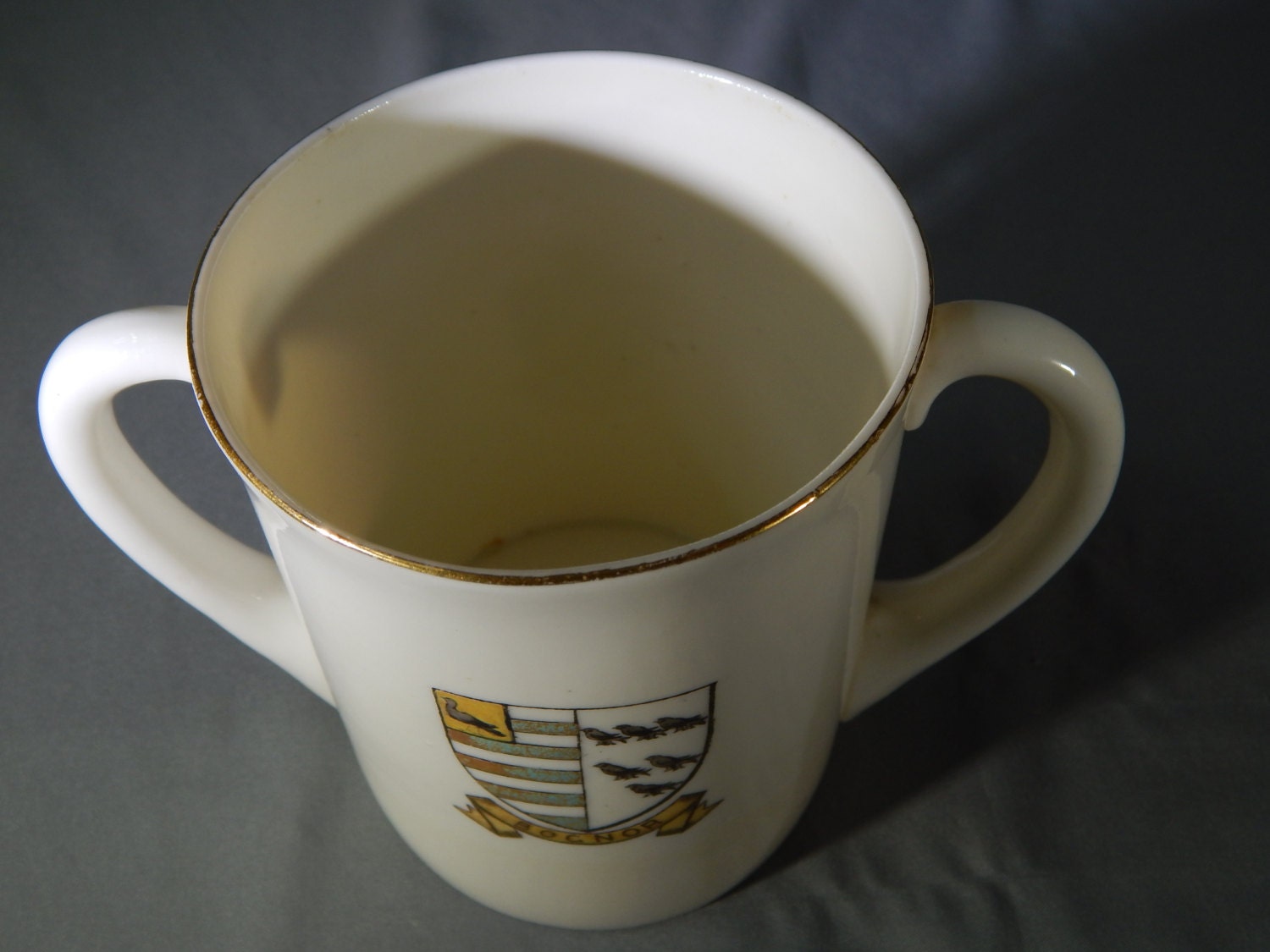 Vintage Double Handled W.H. Goss Mug Tankard Sussex - Etsy