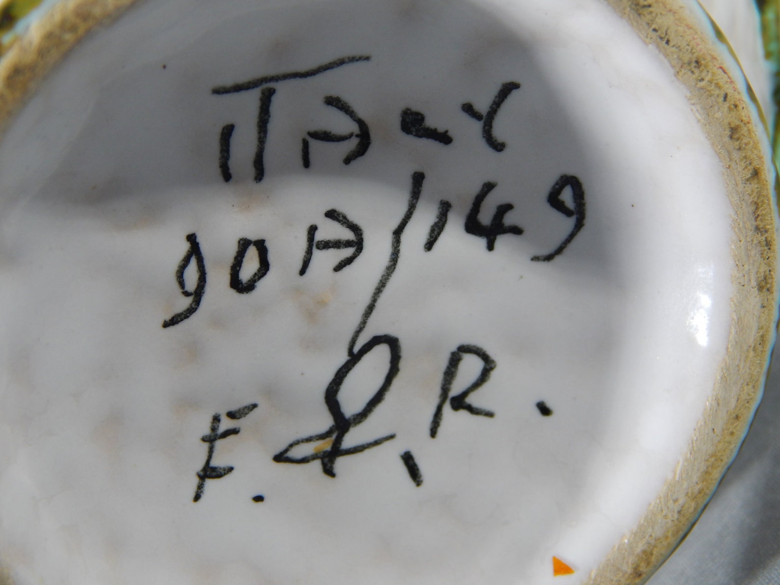 Lovely Italian Lemon Pitcher With Applied Floral Design and - Etsy