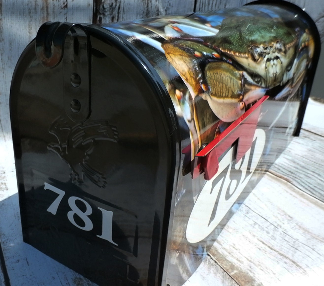 BLUE CRAB MAILBOX 2 - Etsy