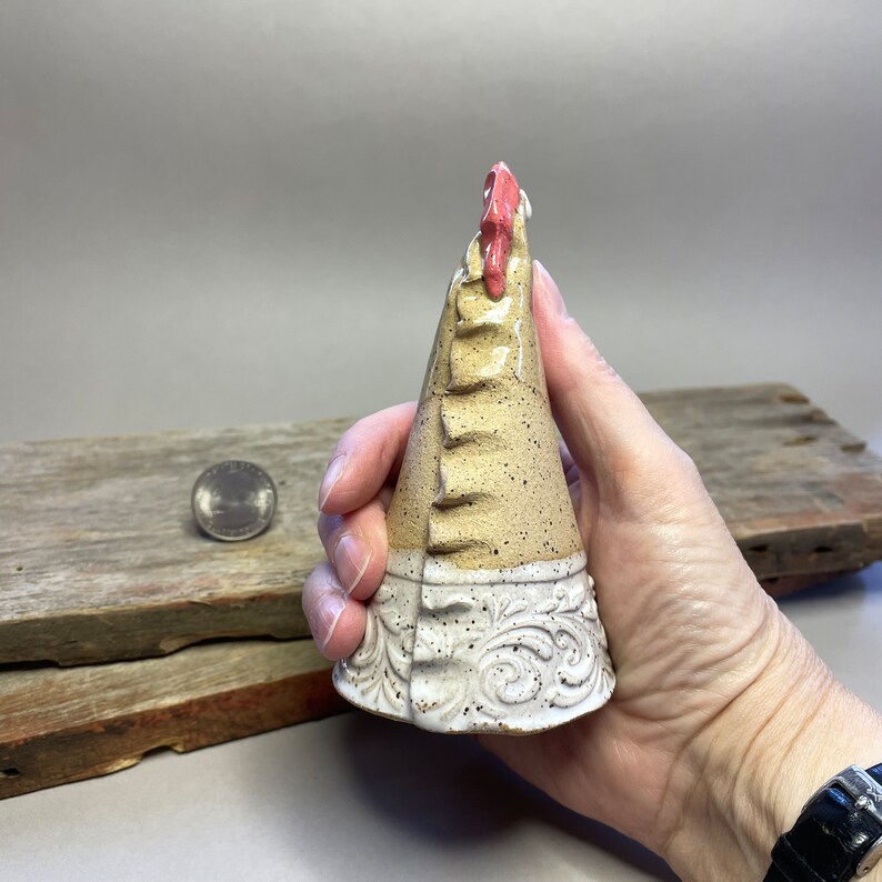 Miniature Handmade Stoneware Pottery Cone Chicken - Etsy