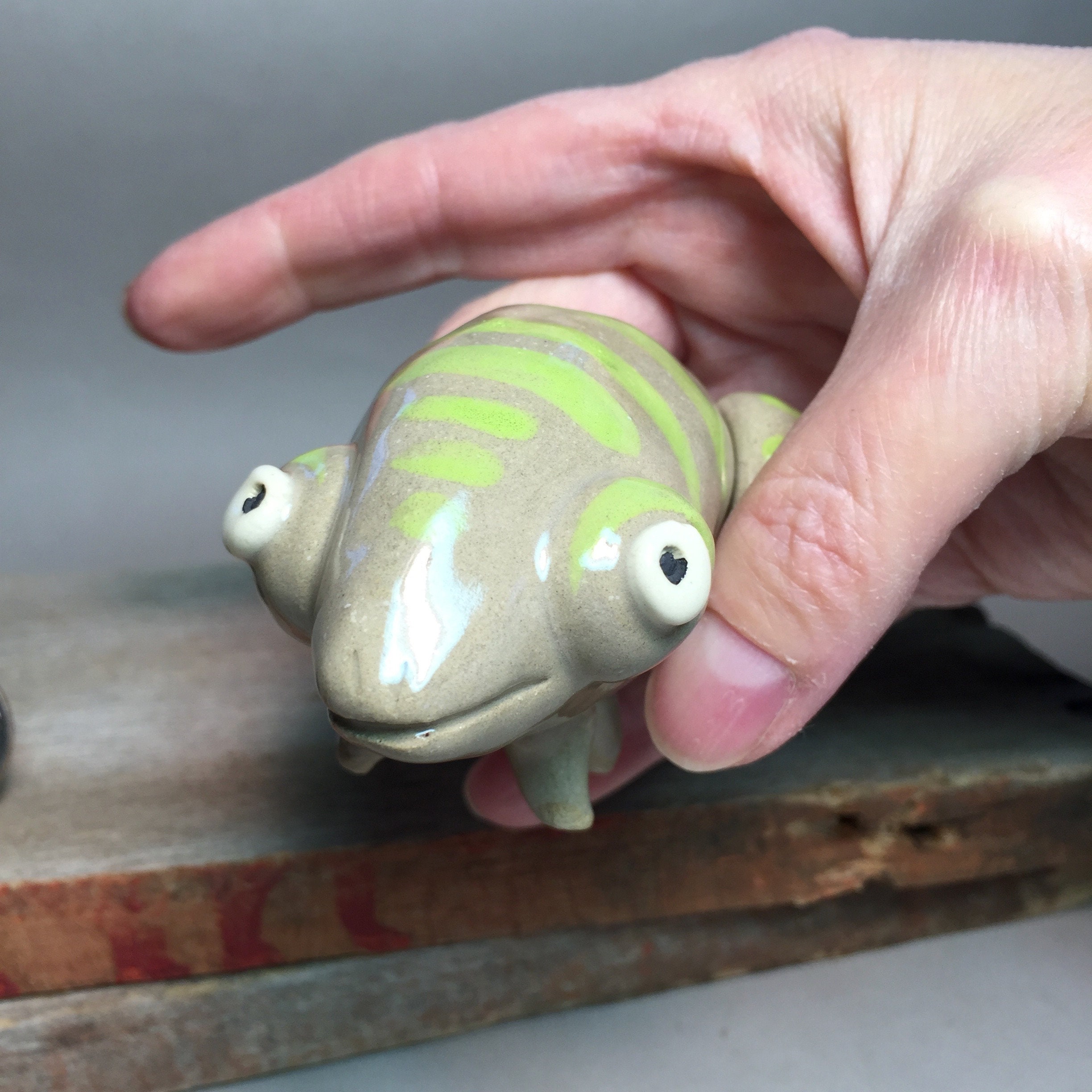 Handmade Miniature Ceramic Figurine Pottery Geckos are here | Etsy