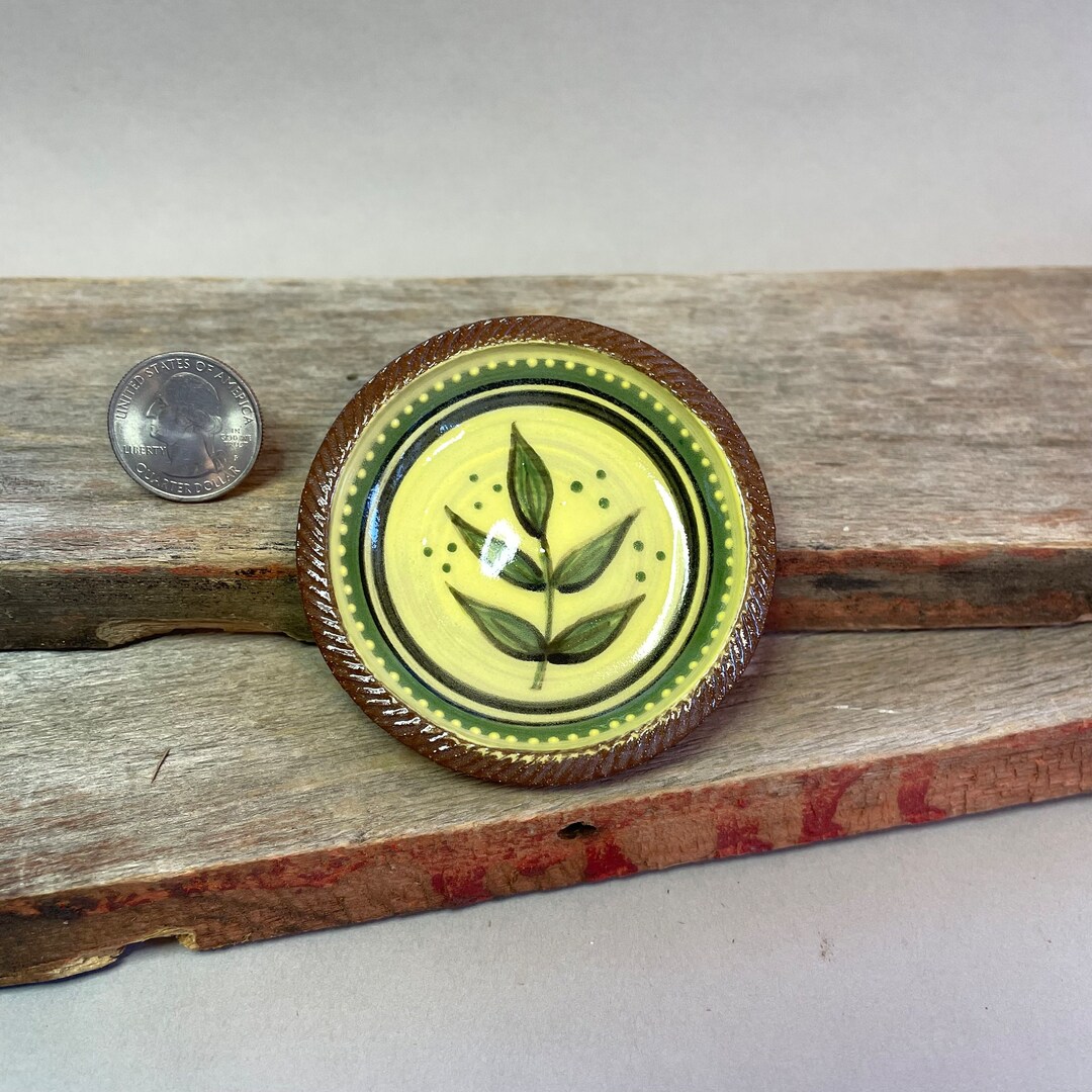 Miniature Slipware Plate, Early American, Primitive, Traditional ...